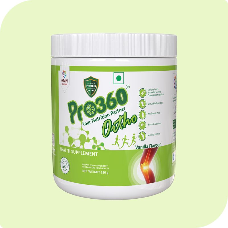 Pro360 Ortho Veg Bone and Joint Supplement - Ortho Care Nutrition with Cissus Quadrangularis ...